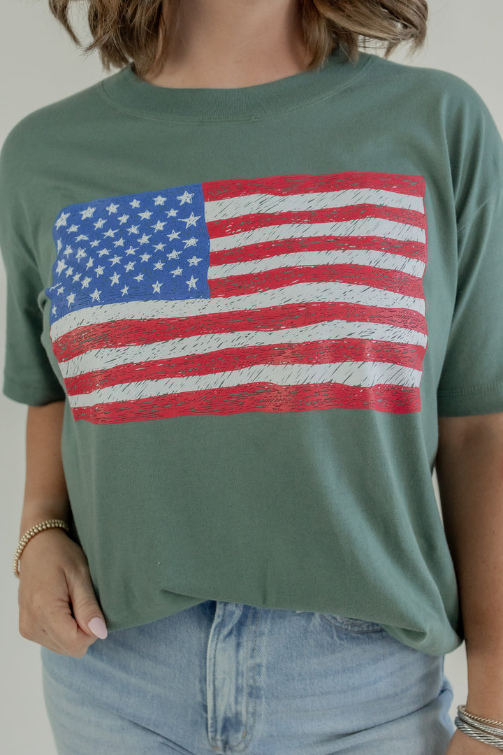 OLE FAITHFUL GRAPHIC TEE | SPRUCE