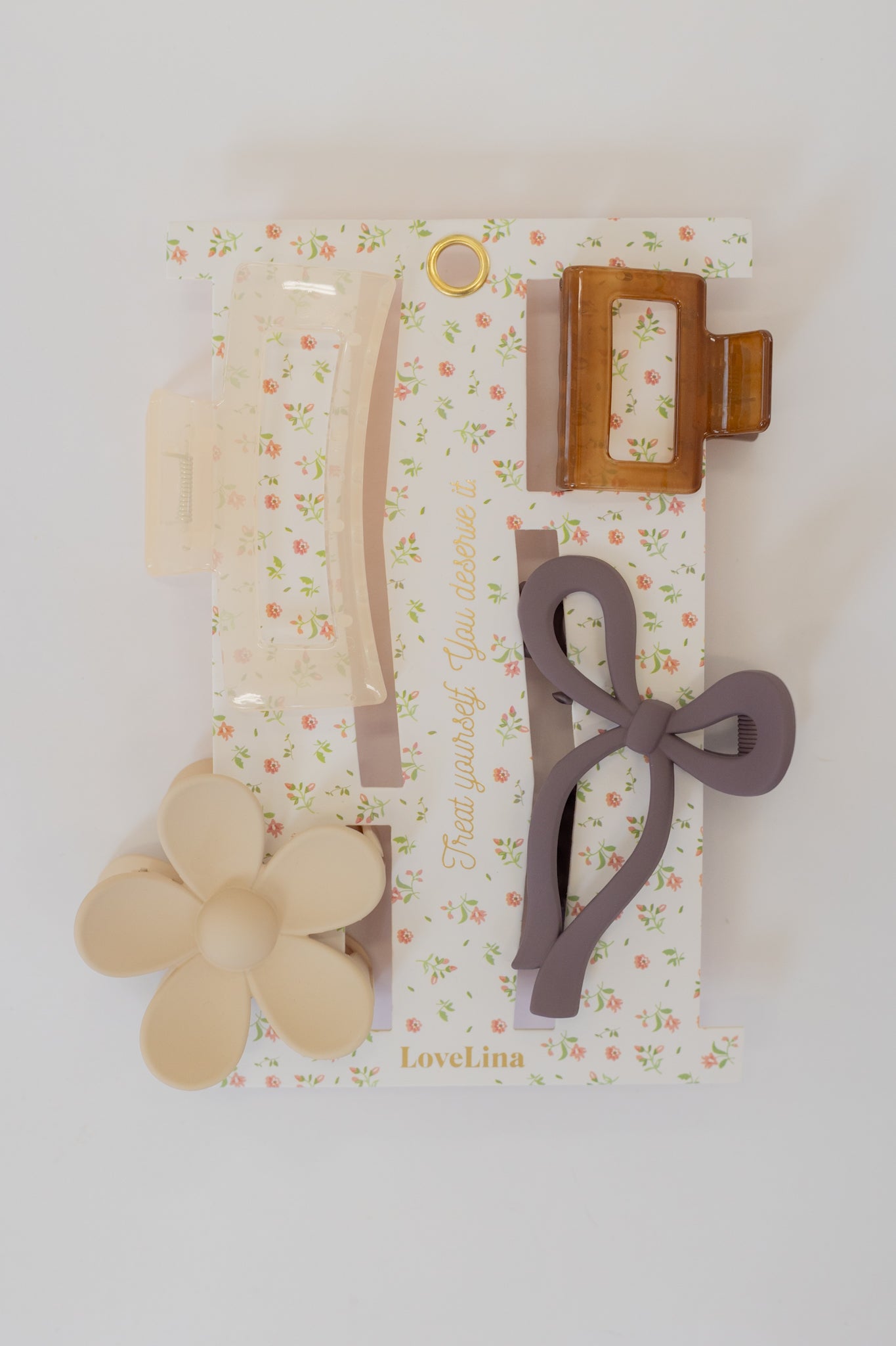 4-PACK ASSORTED HAIR CLAW SET | SIVA – HARCO